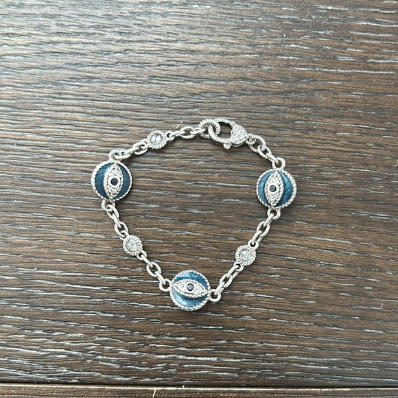 Judith Ripka | Jewelry | Judith Ripka Evil Eye Bracelet Euc | Poshmark